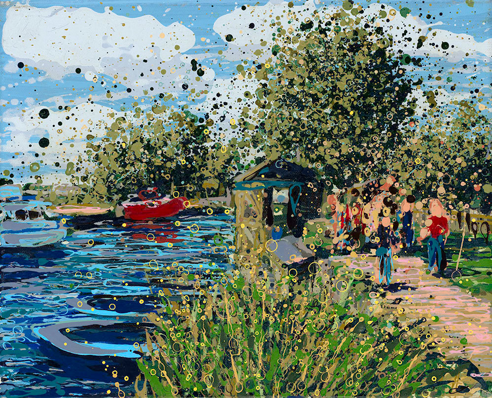 Buy Heybridge Small Print "Summer Walk to Heybridge Basin, Maldon"