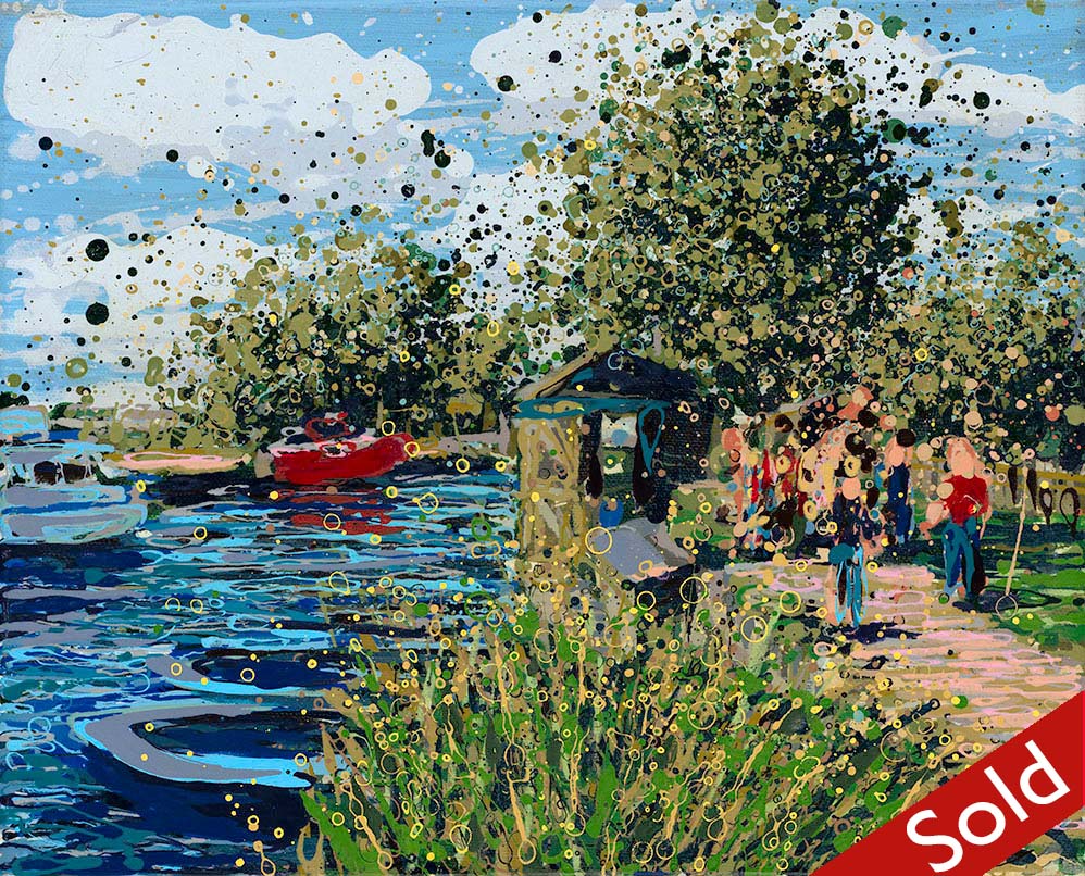 Heybridge Painting Summer Walk to Heybridge Basin, Maldon